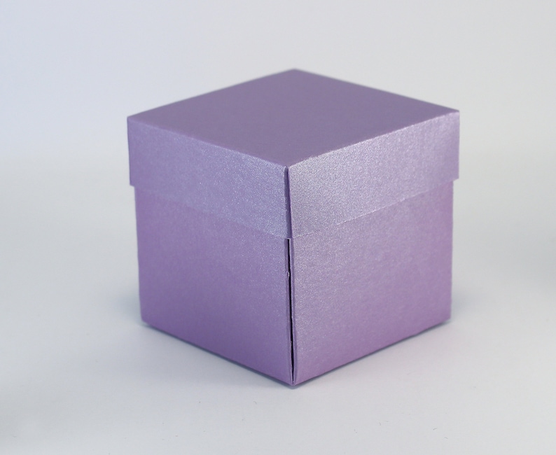 10 Favor Boxes 4x4x4 Cube Boxes With Lids Luxury Favor Boxes - Etsy