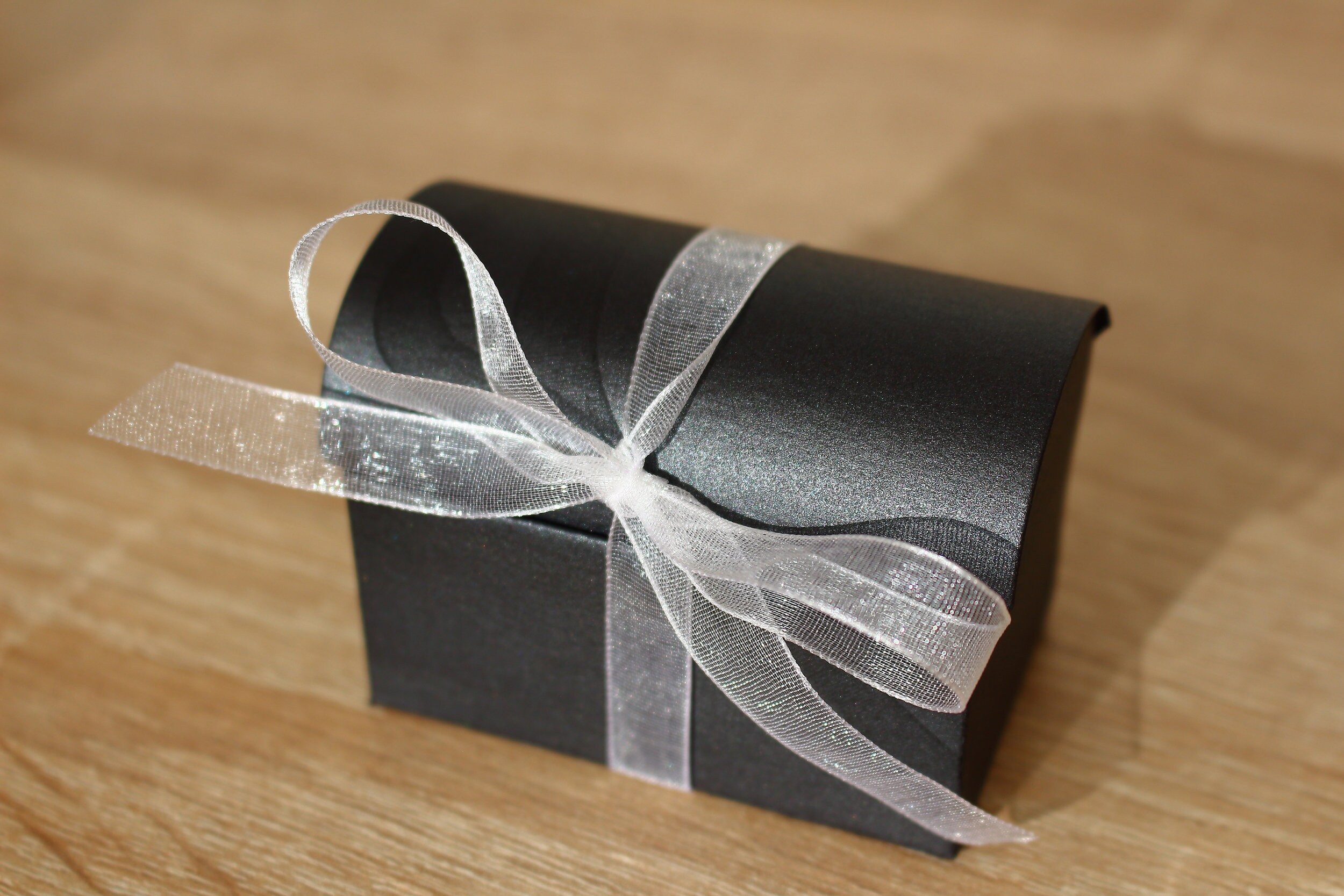 Silver Wedding Favor Boxes 12 Small Personalized Gift Boxes - Etsy