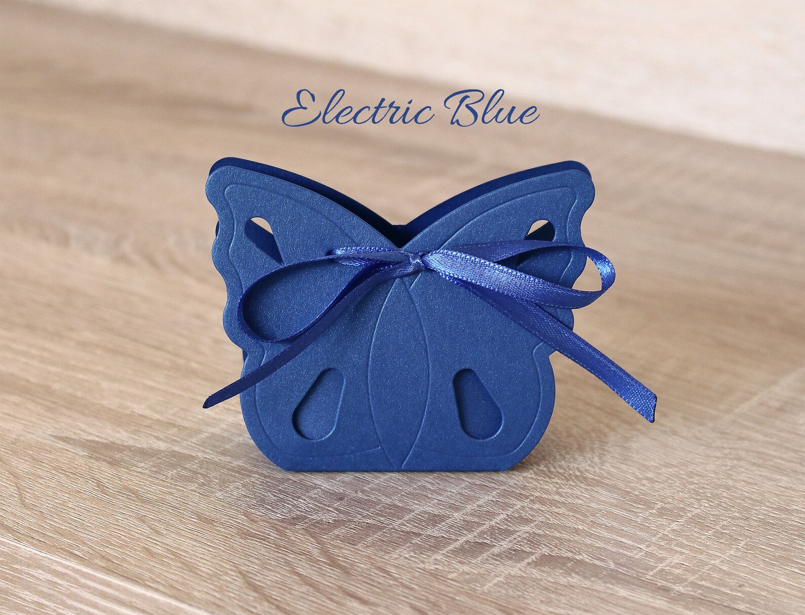 12 Small Blue Gift Boxes With Ribbon - Butterfly Themed Birthday ...