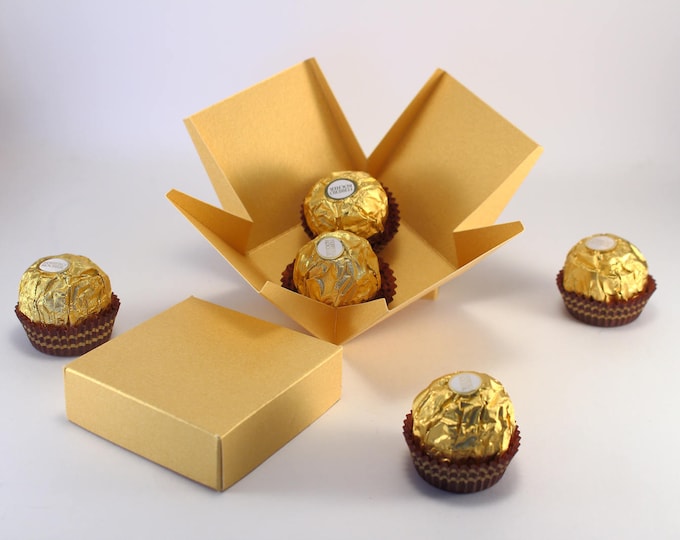 10 Coral Gift Boxes Birthday Bridal Shower Favor Boxes With - Etsy