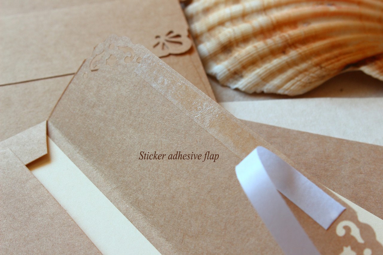 100 Brown Kraft Envelopes Size DL 110x220mm 4.3x8.6 - Etsy