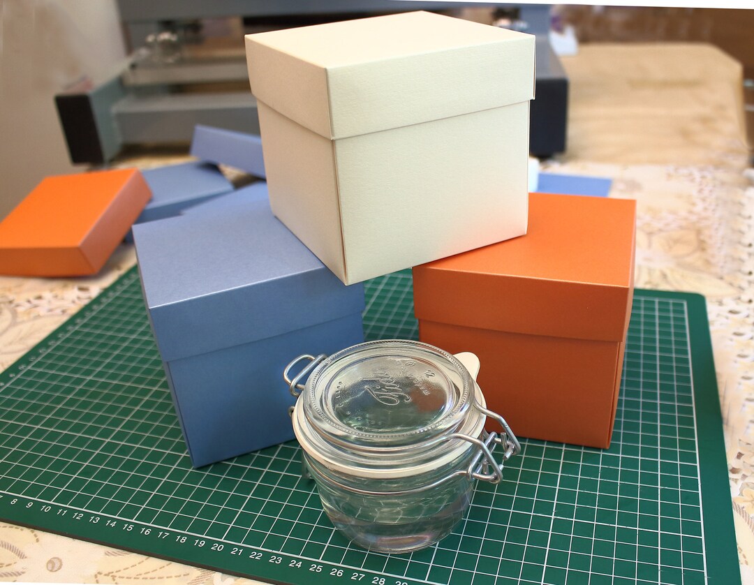 25 Gift Boxes With Lids, 4x4 Luxury Favor Boxes for Wedding Gifts ...