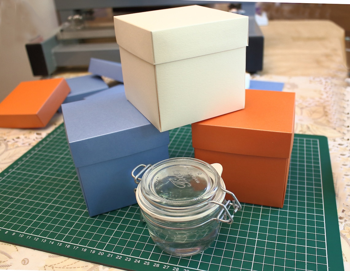 25 Gift Boxes With Lids 4x4 Luxury Favor Boxes for Wedding - Etsy