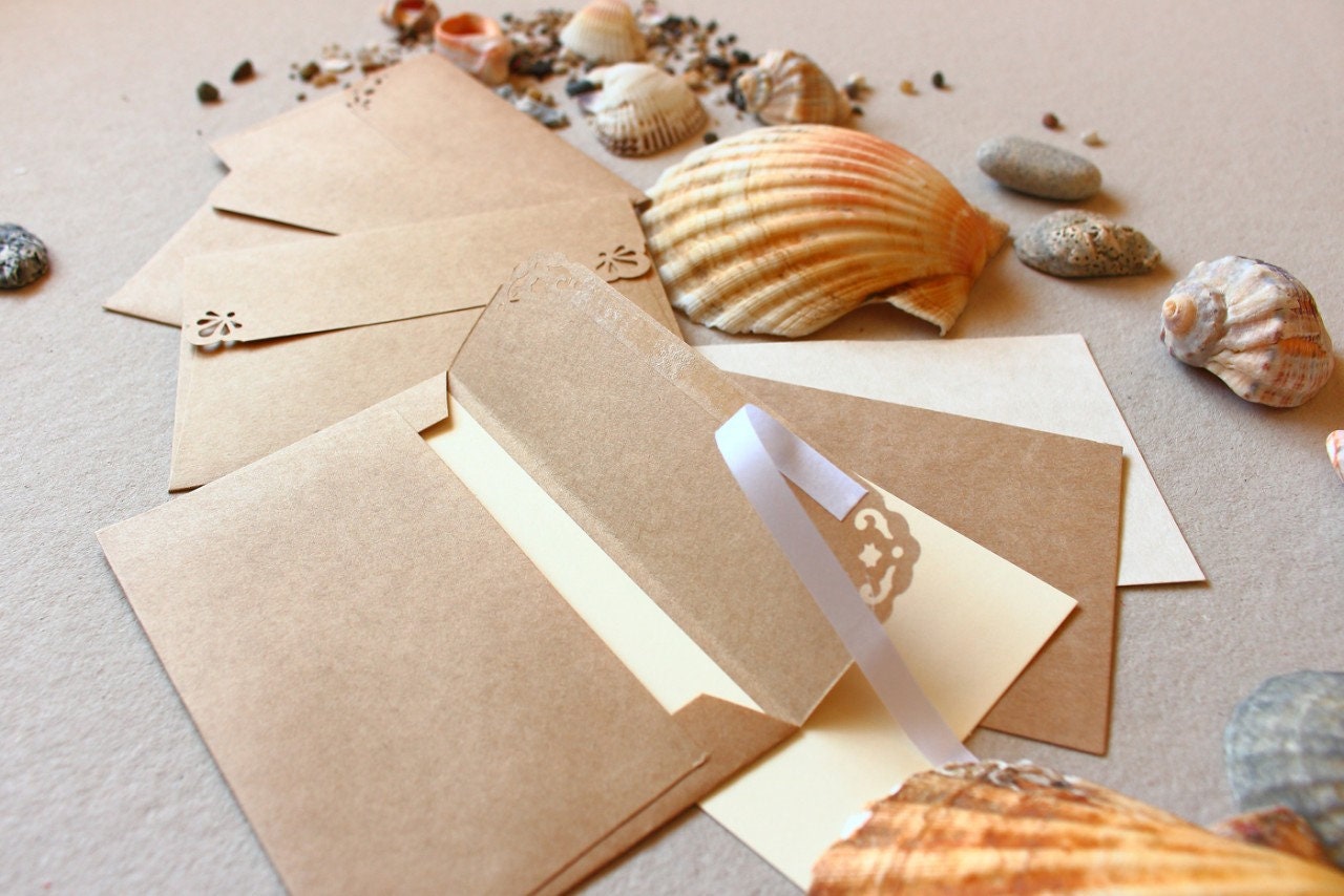 25 Kraft Envelopes C7 Rustic Wedding Envelopes for Save the | Etsy