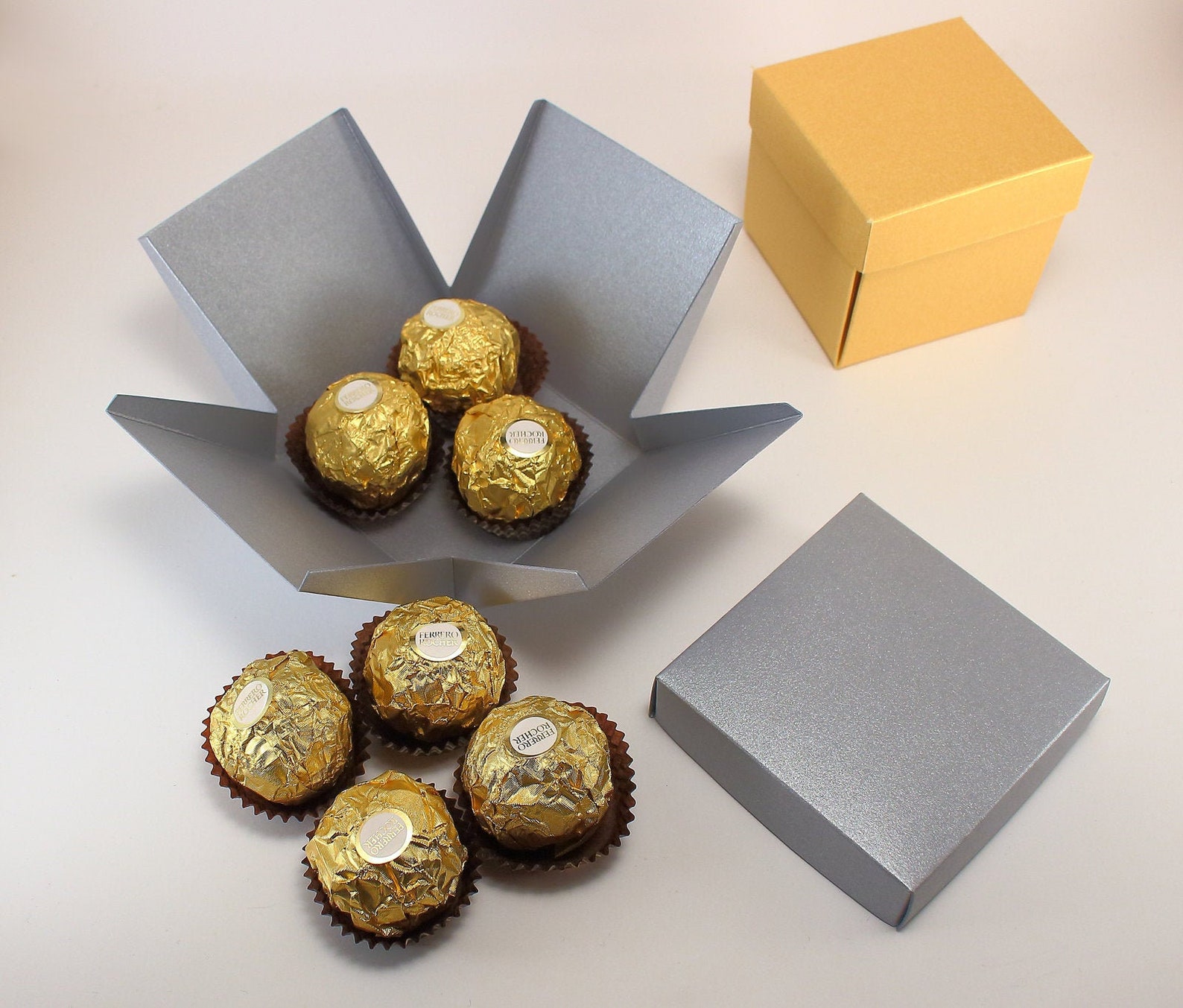 Custom Boxes With Company Logo for Business Event (set of 50) Small ...