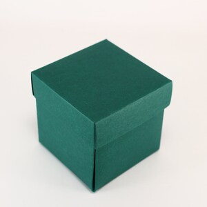 25 Small Boxes -green Party Favor Boxes With Lids - Plain Clear 2 ...