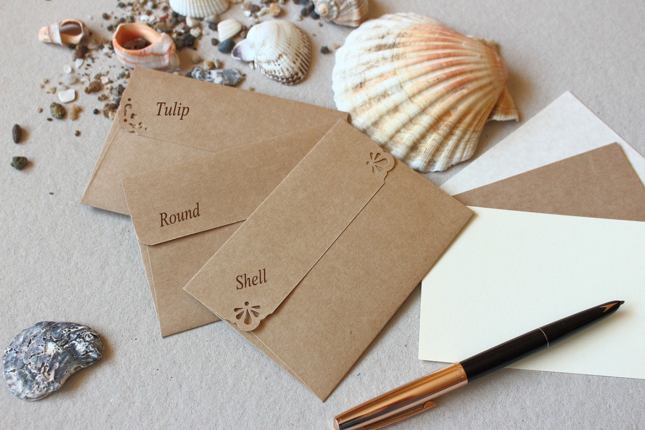 25 Kraft Envelopes C7 Rustic Wedding Envelopes for Save the | Etsy