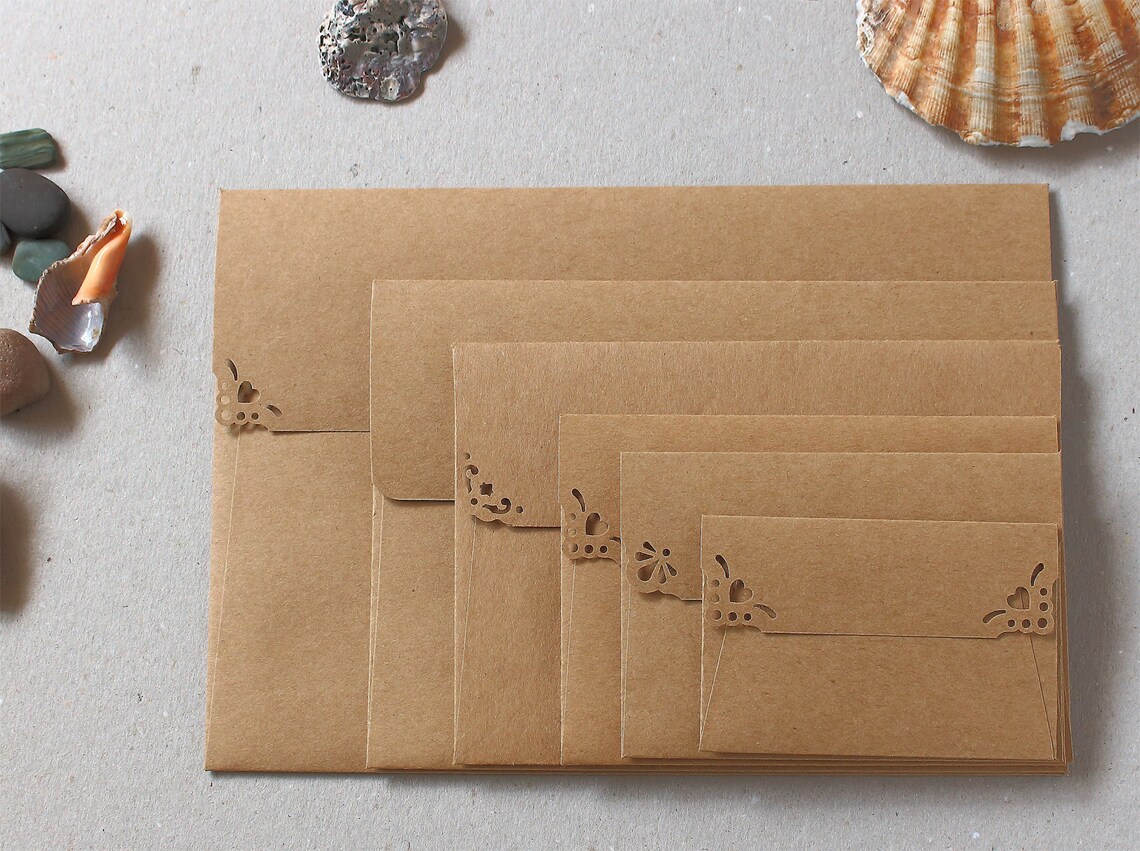 25 A1 Envelopes, Rustic Wedding Envelopes for Save the Date/thank You ...
