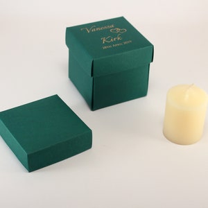 25 Small Boxes -green Party Favor Boxes With Lids - Plain Clear 2 ...