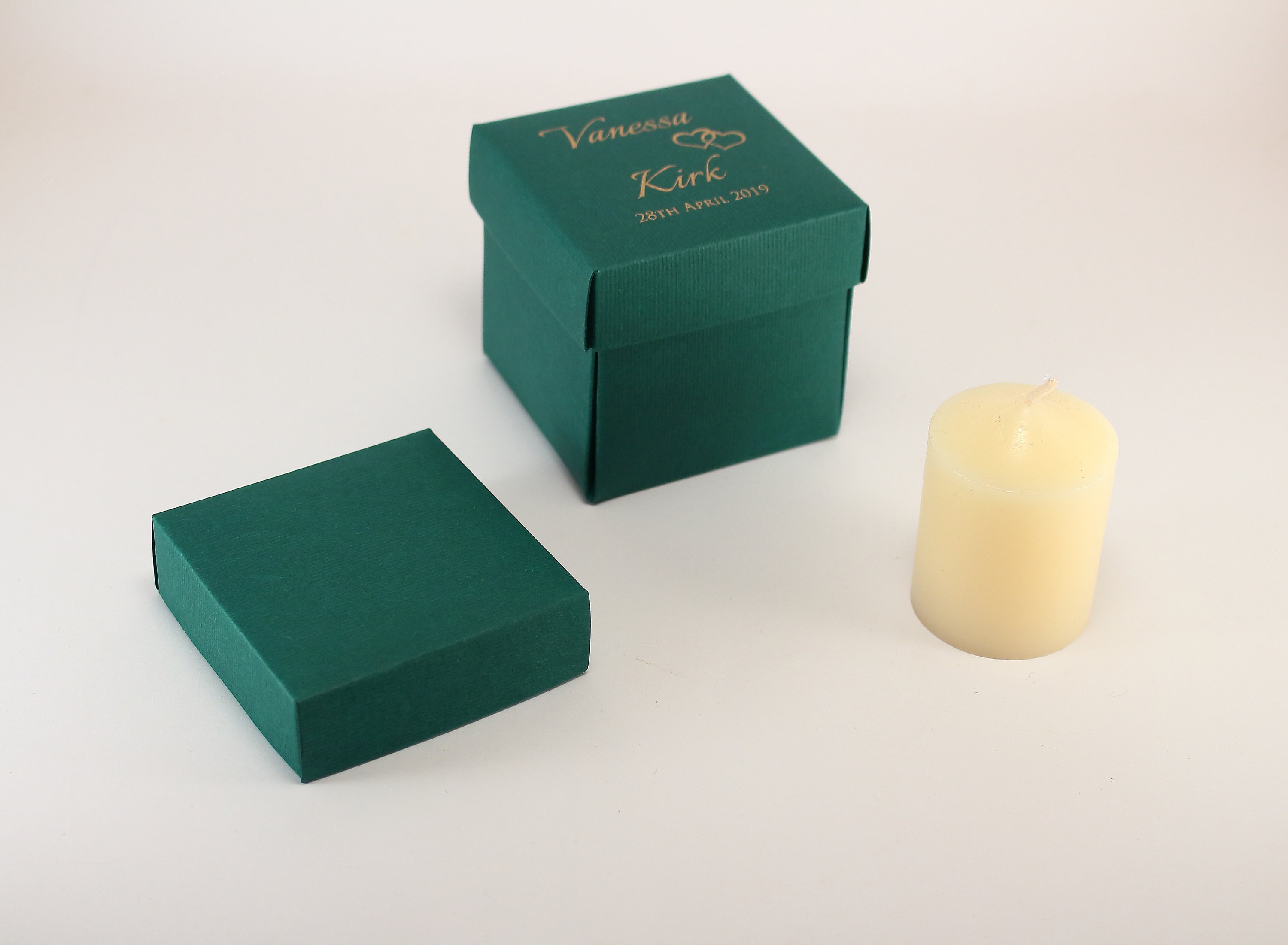 25 Small Boxes green Party Favor Boxes With Lids Plain - Etsy