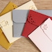 25 Mini Envelopes and Cards Assorted Colors Pearlescent Envelopes Red ...