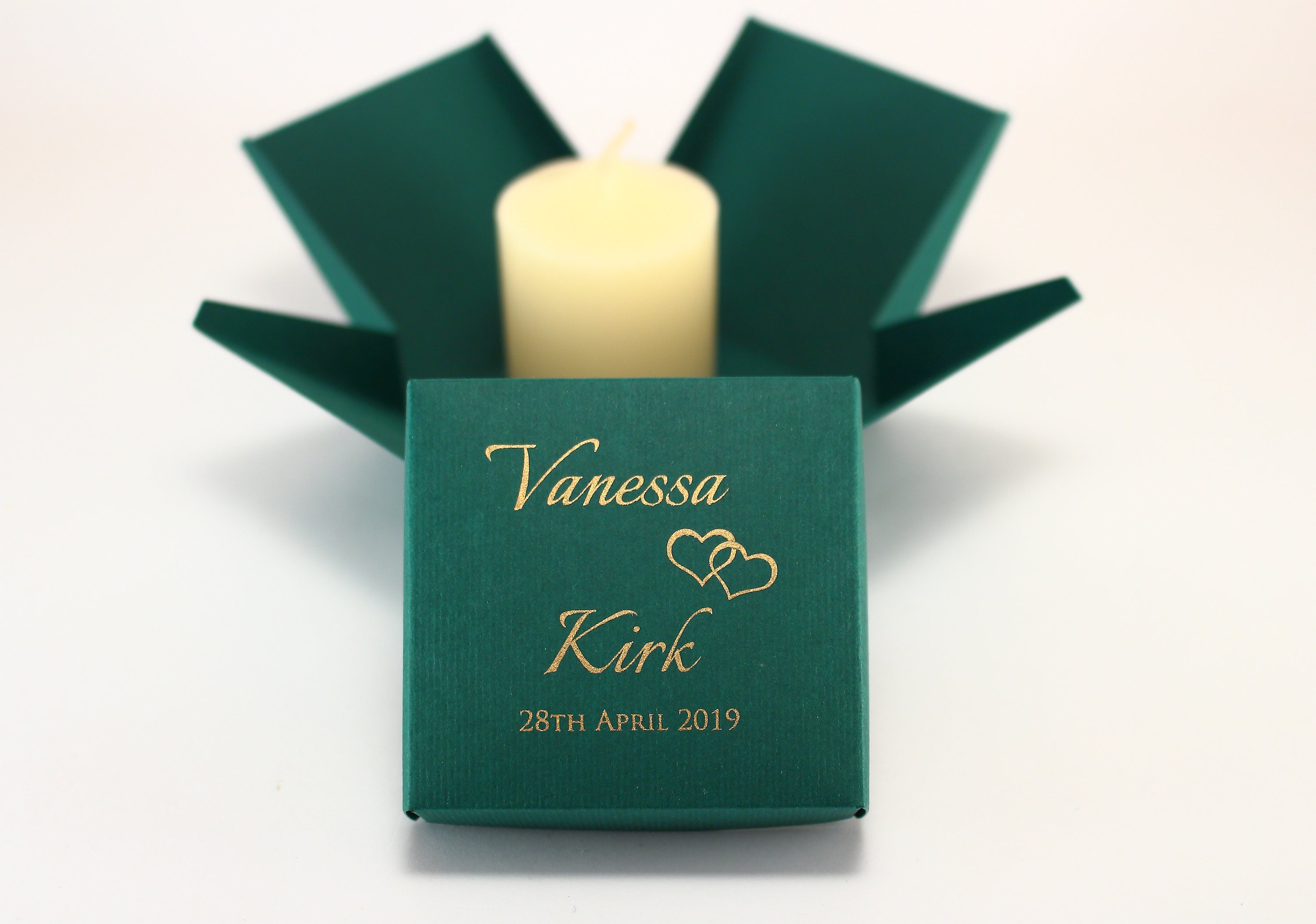 25 Small Boxes green Party Favor Boxes With Lids Plain - Etsy