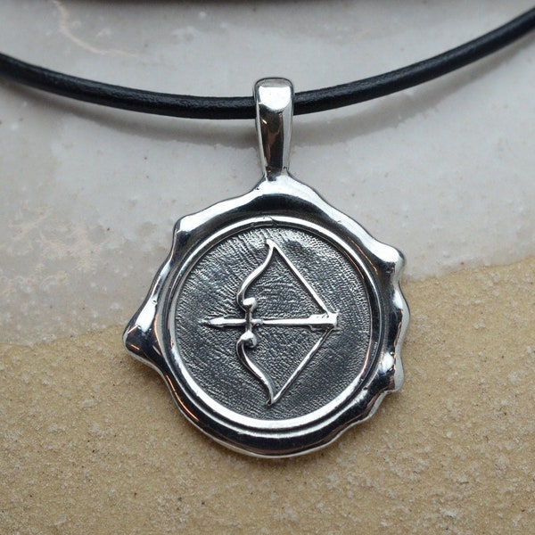 Silver Bow and Arrow - Etsy