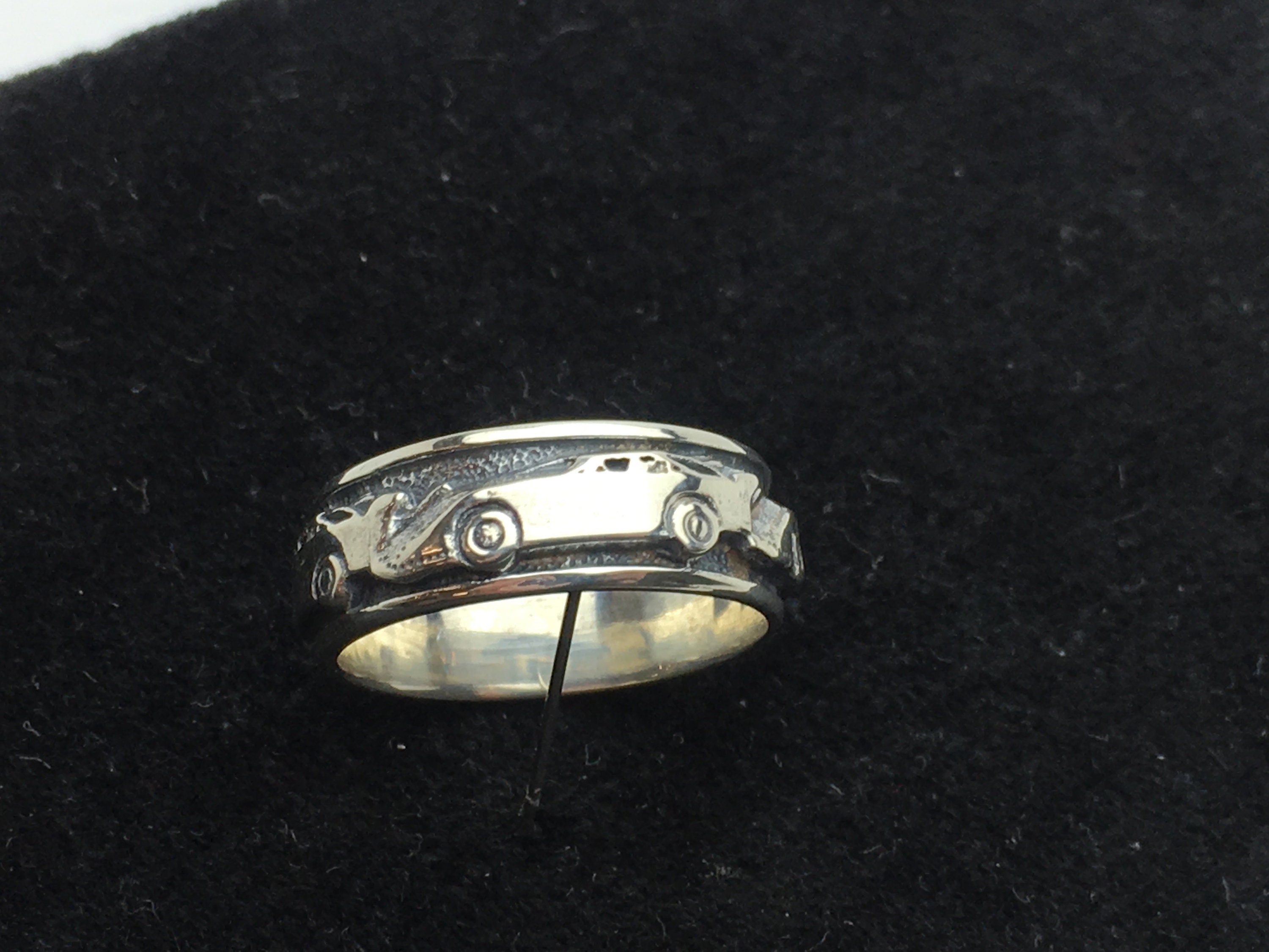 Late Model Dirt Race Car Sterling Silver Band | Etsy