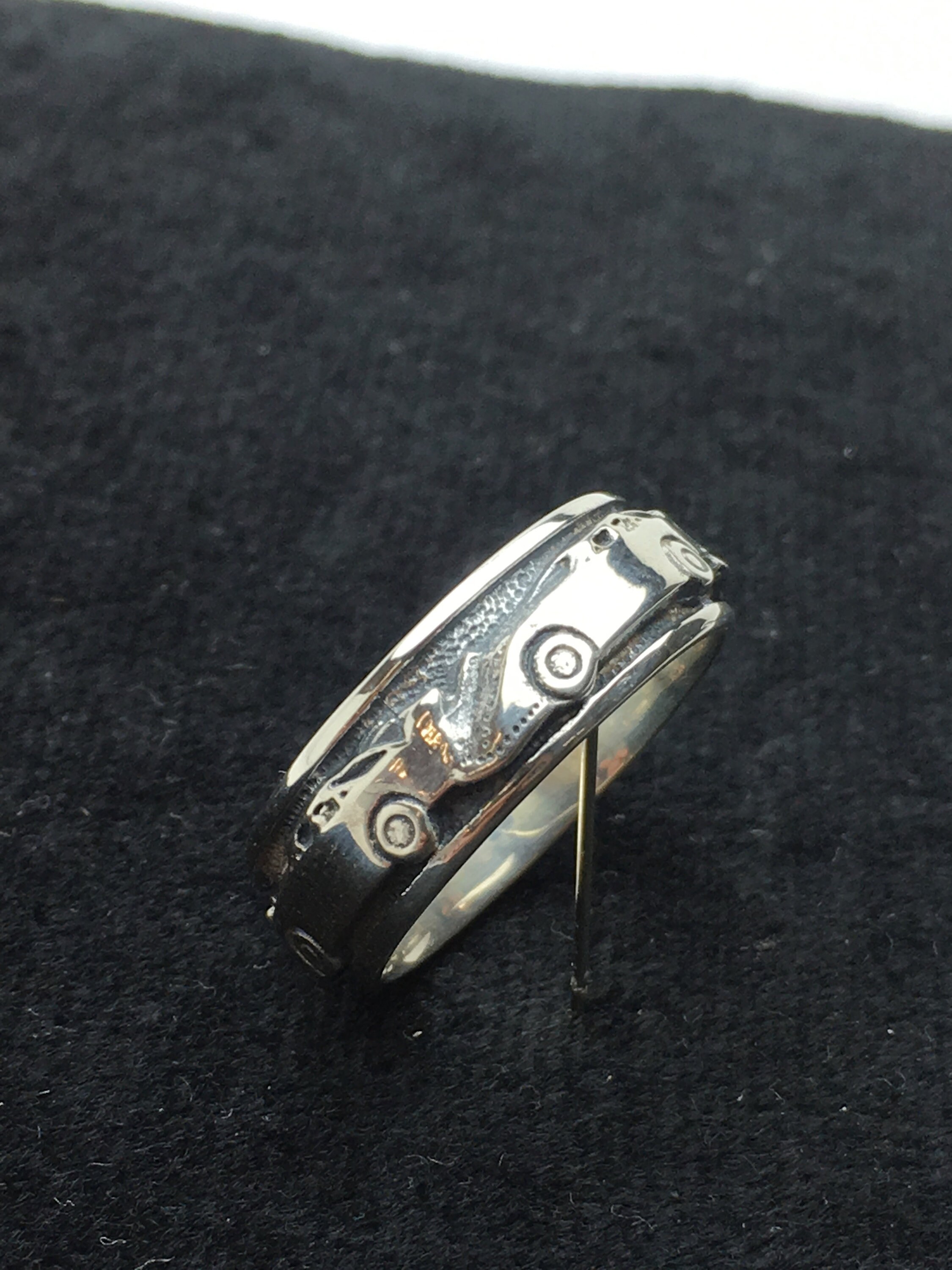Late Model Dirt Race Car Sterling Silver Band | Etsy