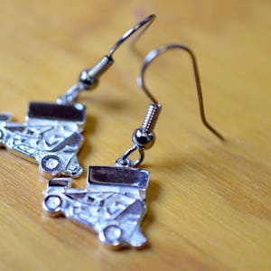 Mini / Micro Sprint Race Car in Sterling Silver, EARRINGS - Etsy