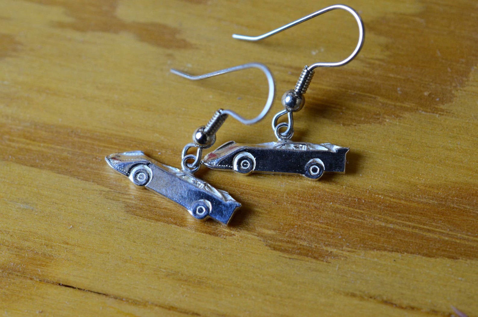 Late Model Dirt Race Car EARRINGS in Sterling Silver - Etsy