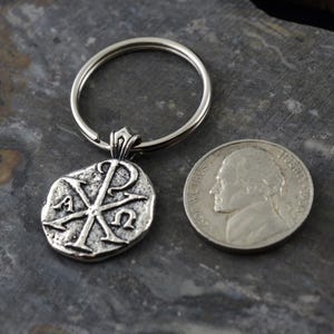 Chi Rho Sterling Silver Pendant or Keychain – Christian Symbol Jewelry ...