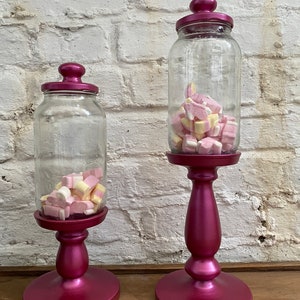 Pink Candy Jar - Etsy
