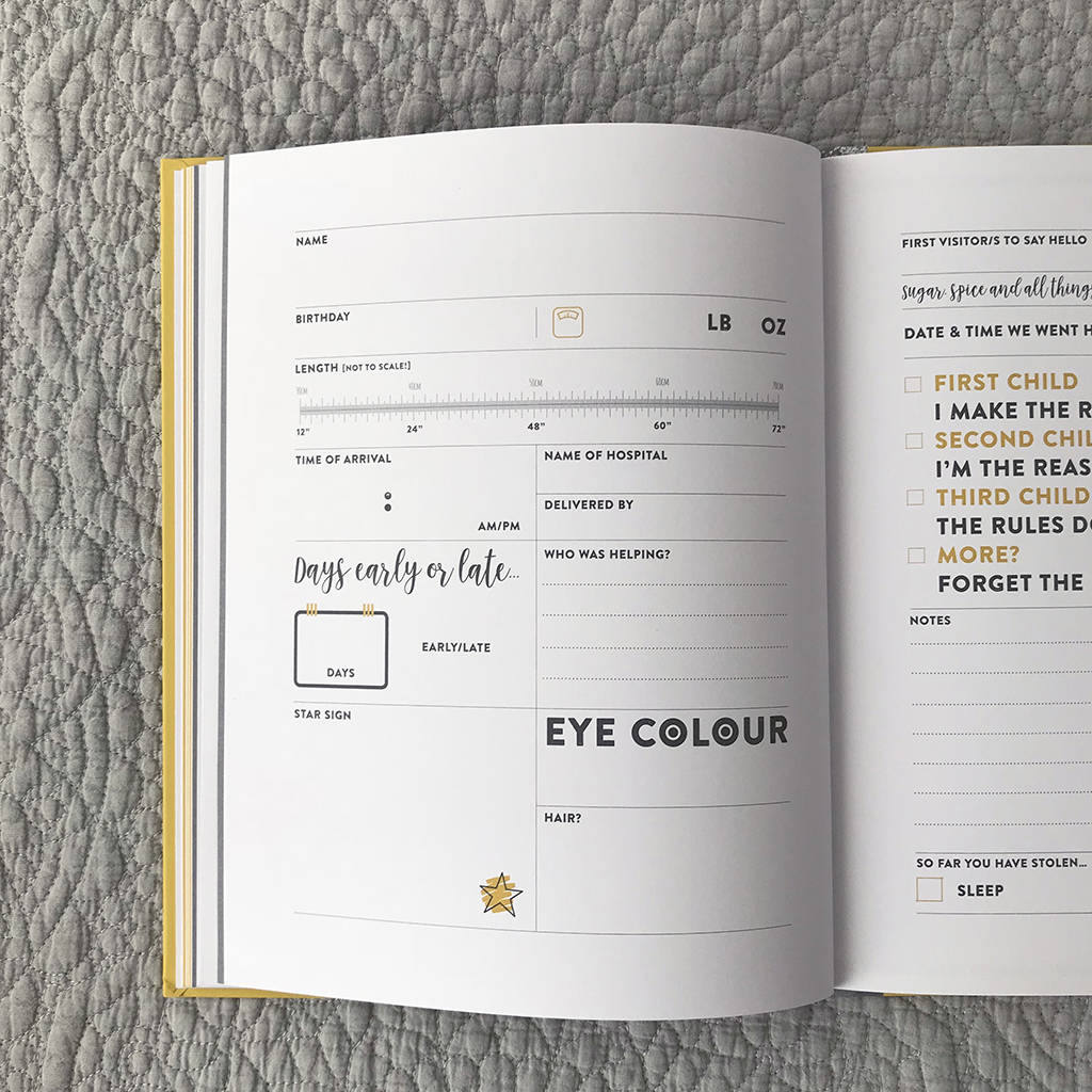 New Baby Journal and Milestone Cards Gift Set | Etsy