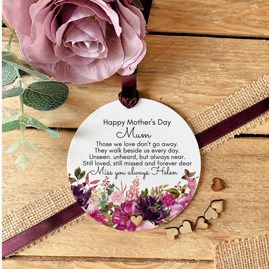 Personalised Mothers Day Memorial Gift, Thinking of You on Mothers Day ...
