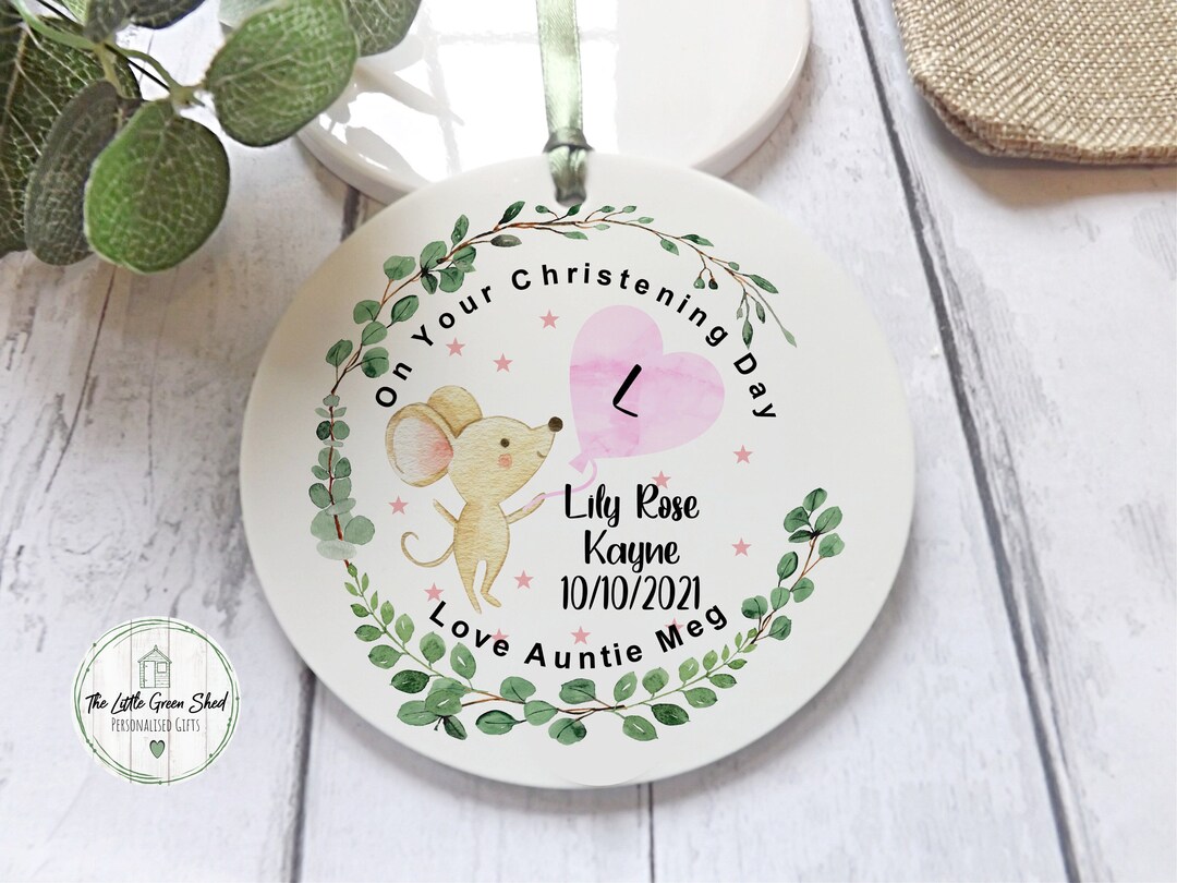 Personalised Christening Keepsake, Baptism Gift, Dedication Gift ...