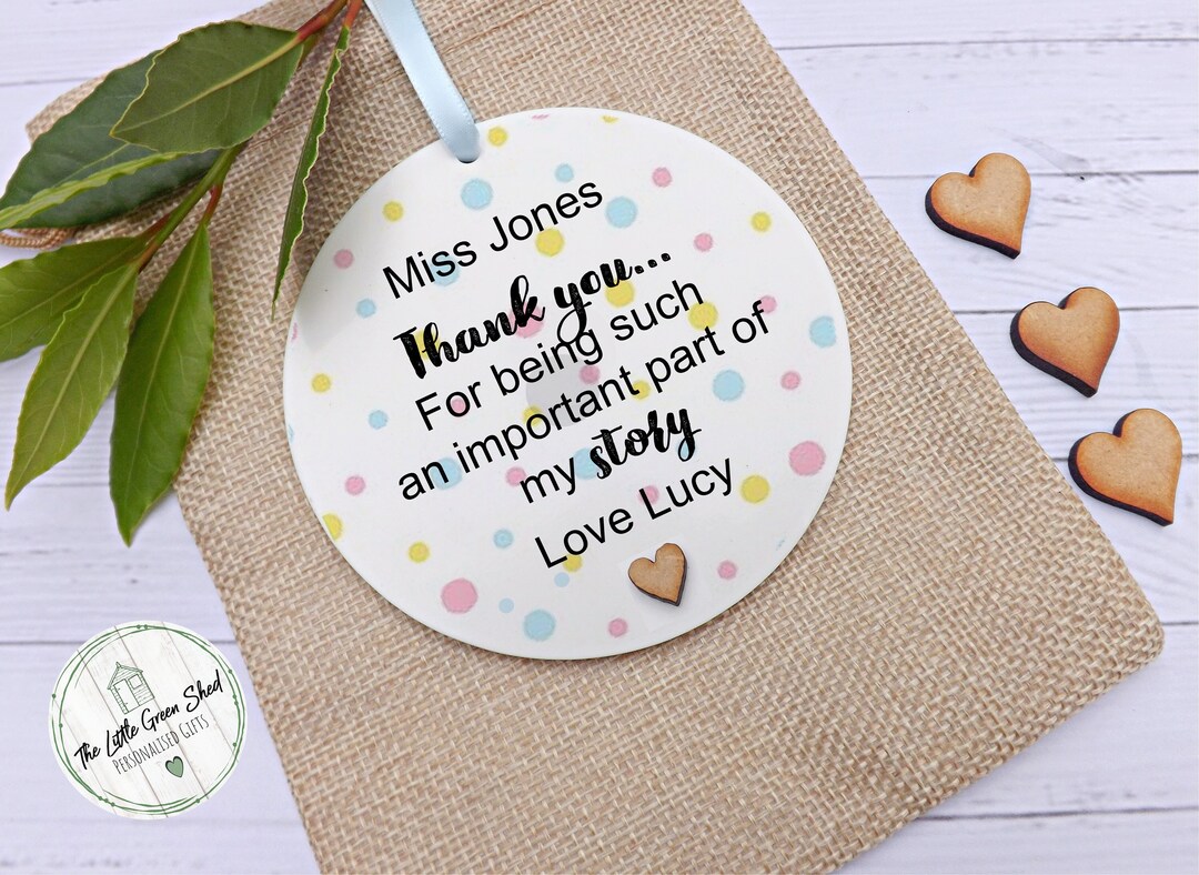 Personalised Nursery Gift, Childminder Gift, Teacher Thank You Gift ...