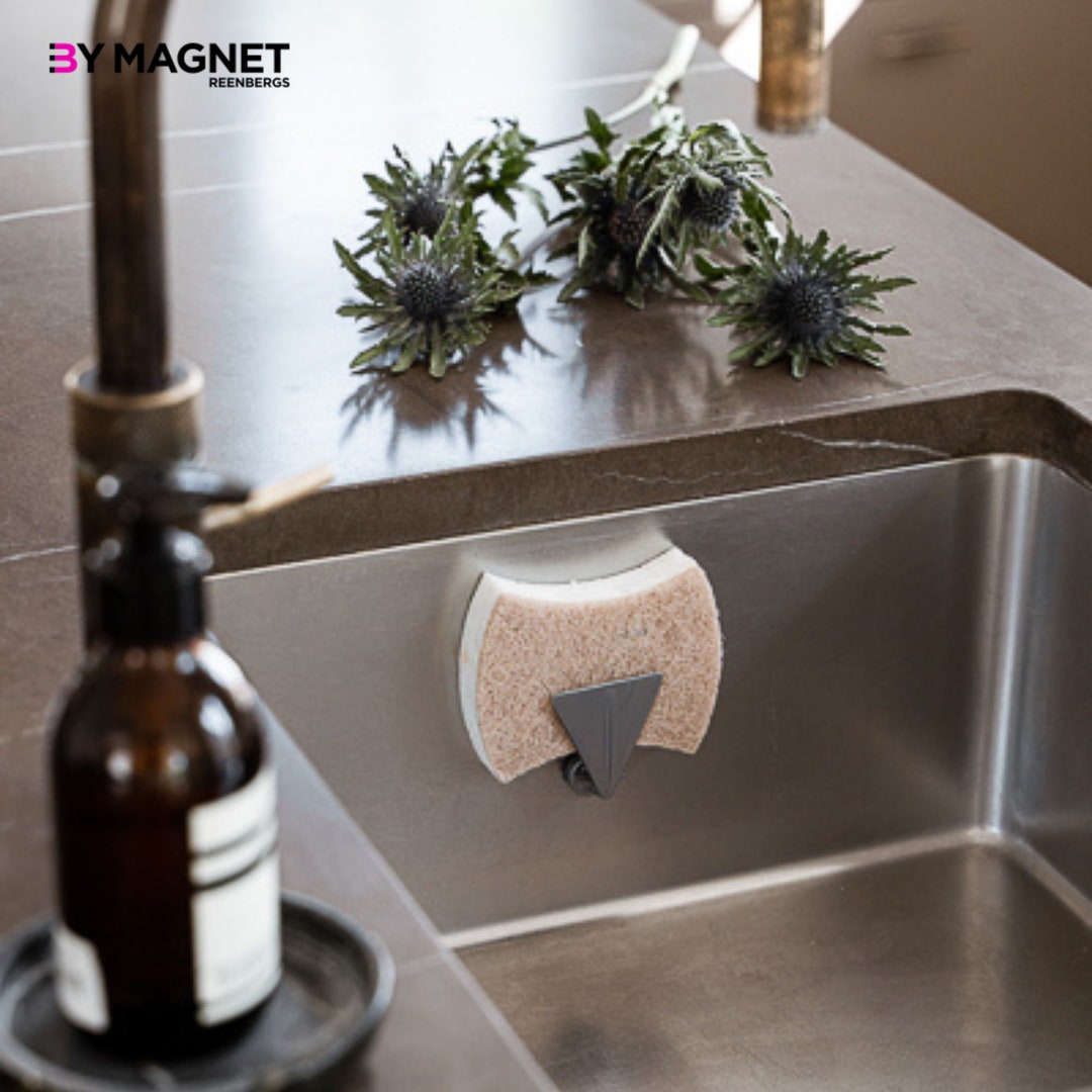 Magnetic Washing up Brush & Sponge Holder - Etsy