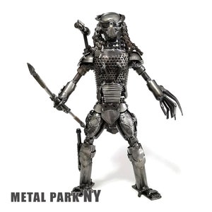 Hand Made Scrap Metal Predator Scrap Metal Sculpture recycle - Etsy