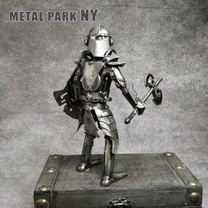 Knight Made Out of Motorcycle Parts and Scrap Metal Scrap - Etsy