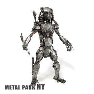 Hand Made Scrap Metal Predator Scrap Metal Sculpture recycle - Etsy