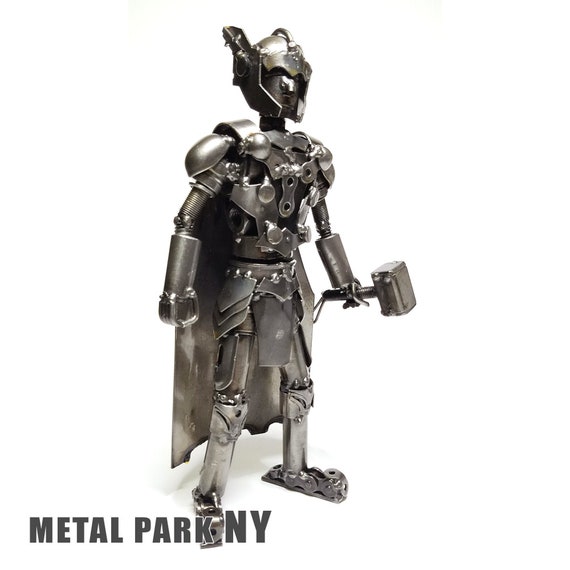 Thor metal artThunder HeroMade out of motorcycle parts and | Etsy