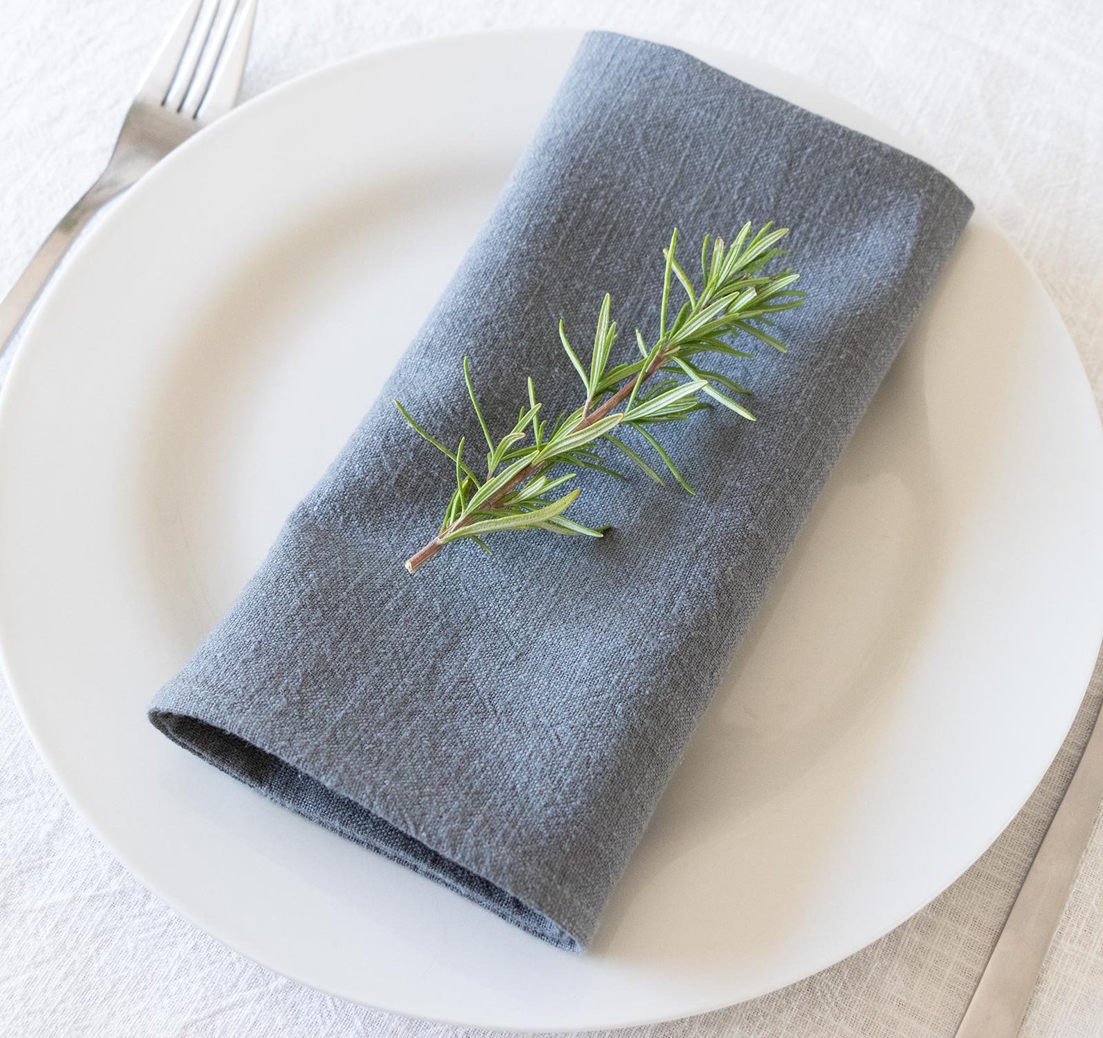 Natural Linen Napkins Gift Set for Christmas, Stonewashed Linen Napkin ...