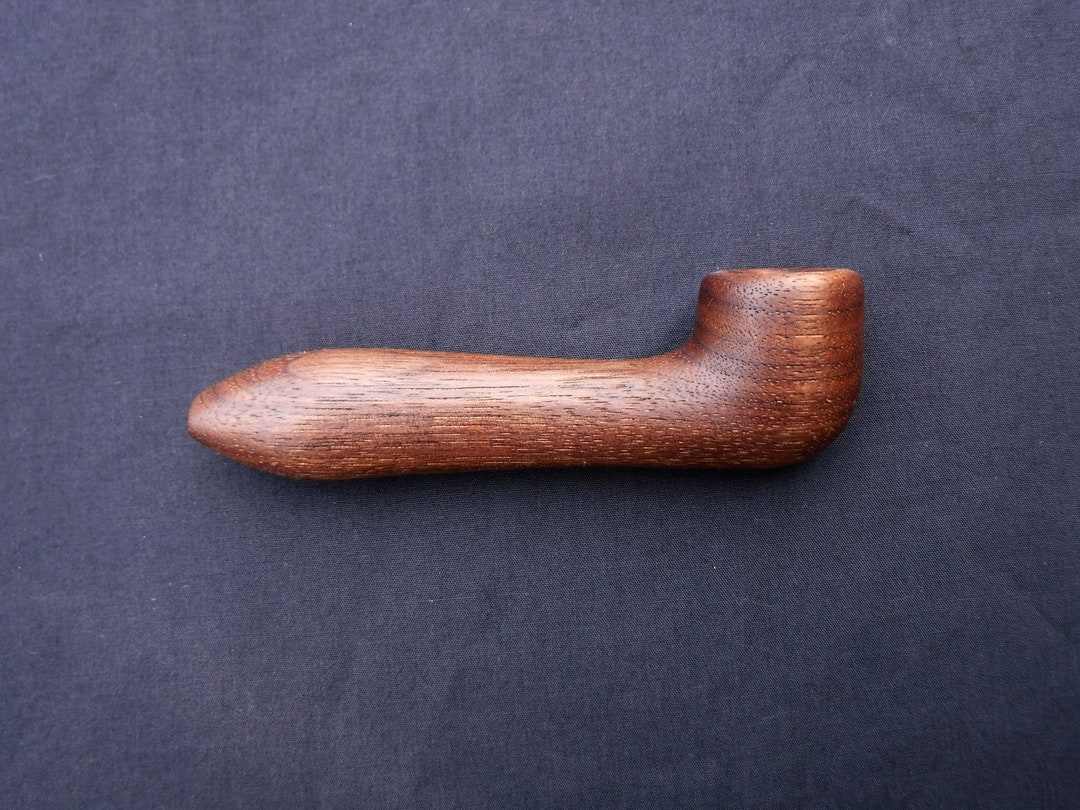 Solid Walnut Wood Tobacco Pipe All Natural - Etsy