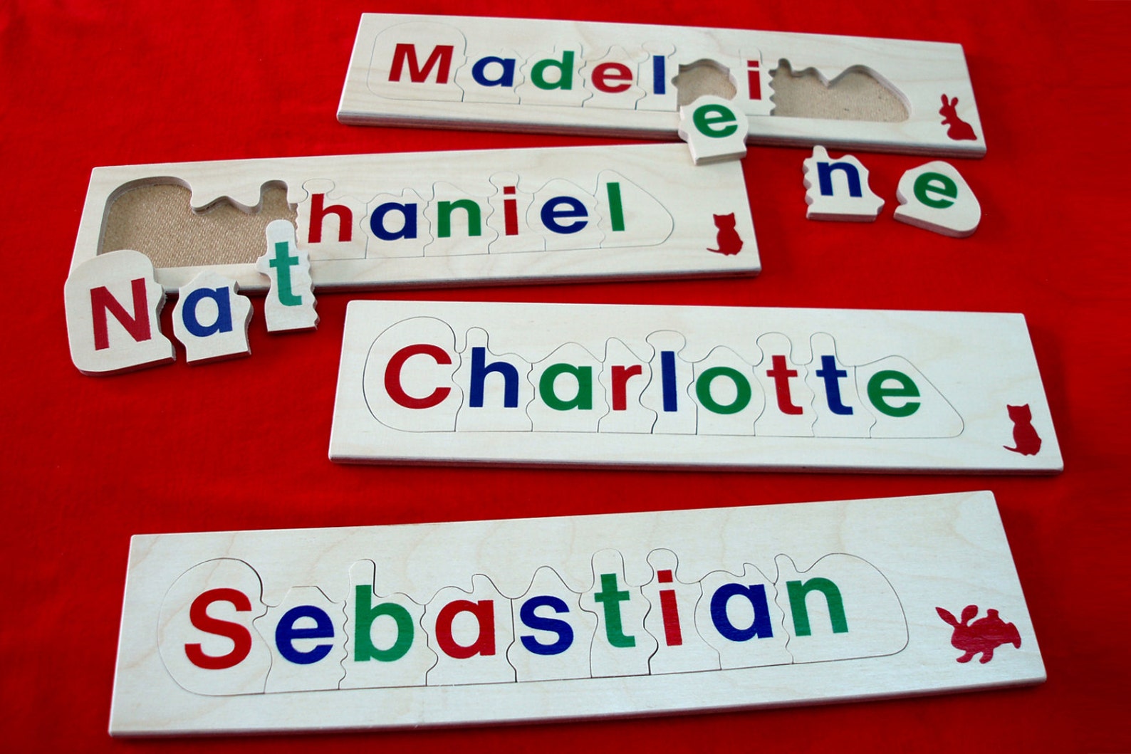 Name Jigsaw Puzzle - 9 Letters - Personalized & Educational Children's ...