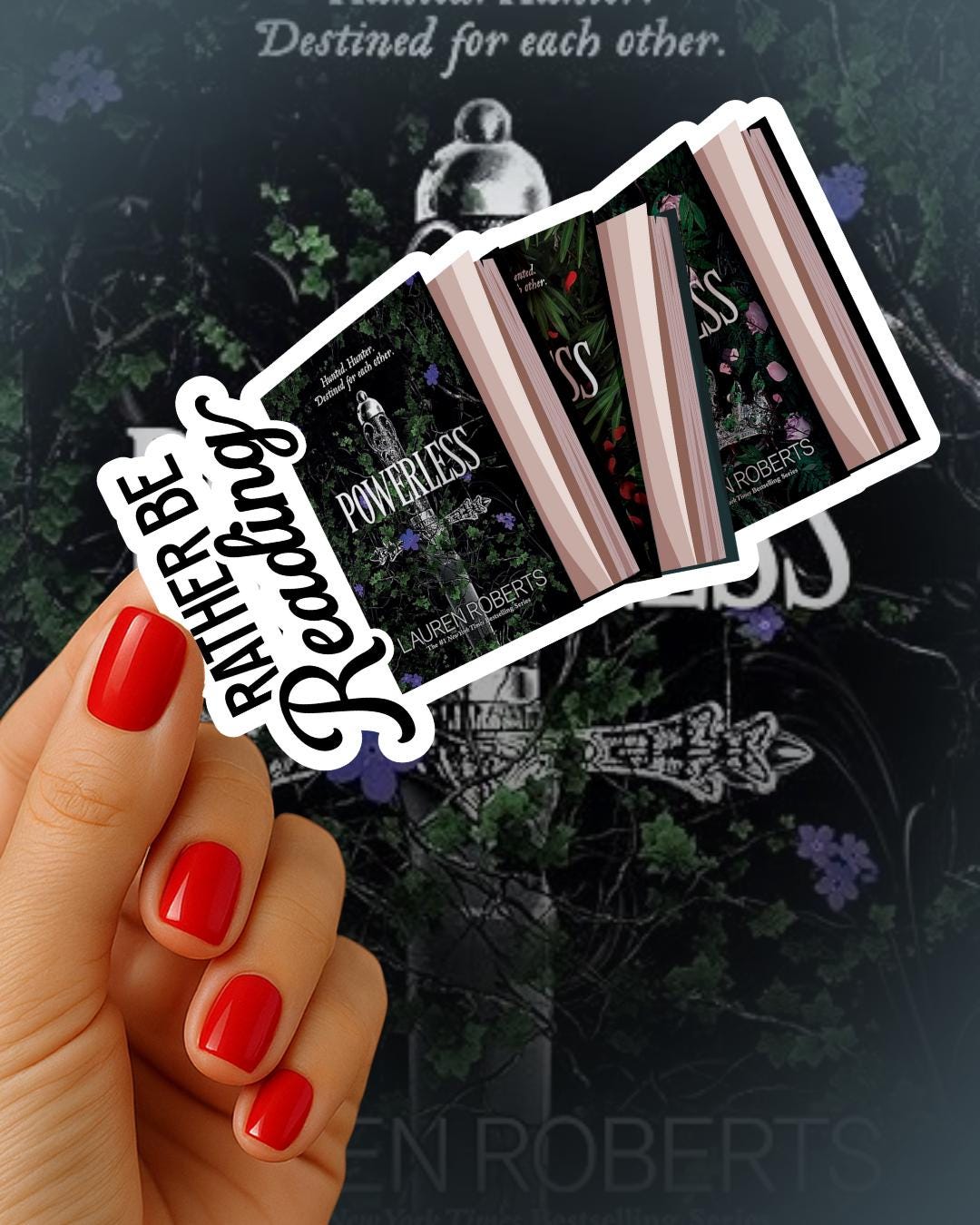 Powerless Trilogy Sticker | Fantasy Romance Booktok Gift - Etsy