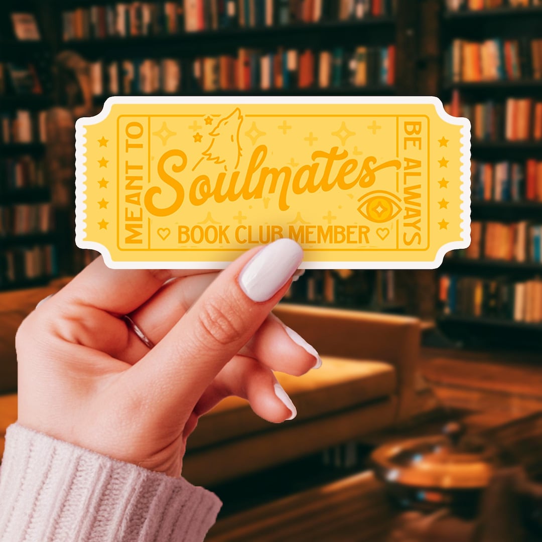 Soulmate Romance Sticker: Bookish Vinyl Decal, Book Trope - Etsy