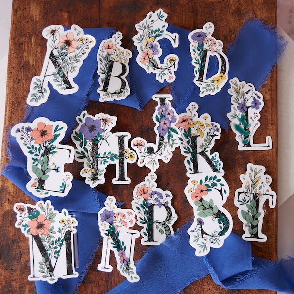 Vinyl Initial Decal - Etsy