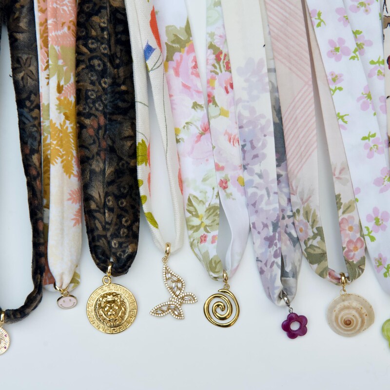 Fabric Necklace - Etsy