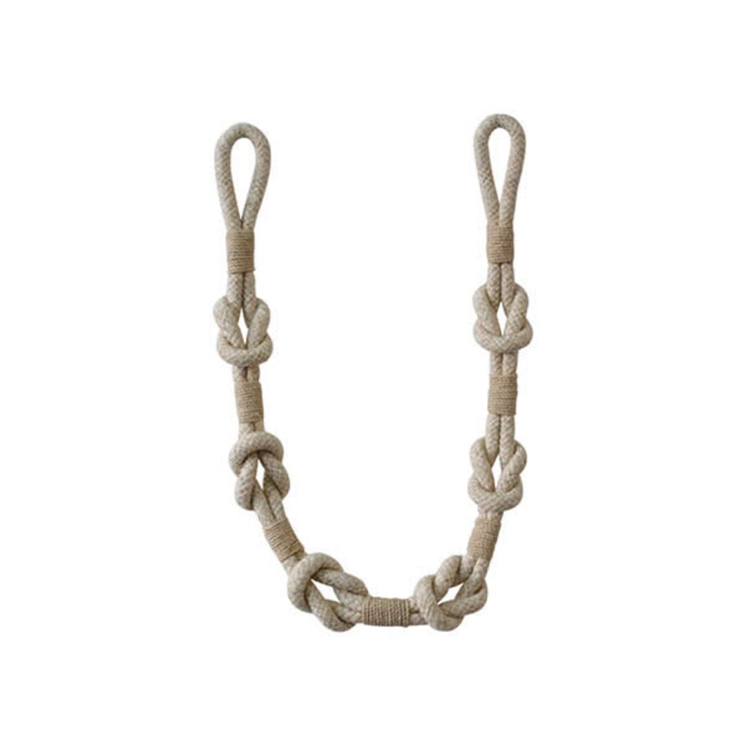 Coastal Rope Tieback Adjustable Sold in Pairs Jute or Natural - Etsy