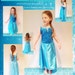 Elsa From Frozen Inspired Dress Pattern, Girls Age 2 - 8, Print at Home ...