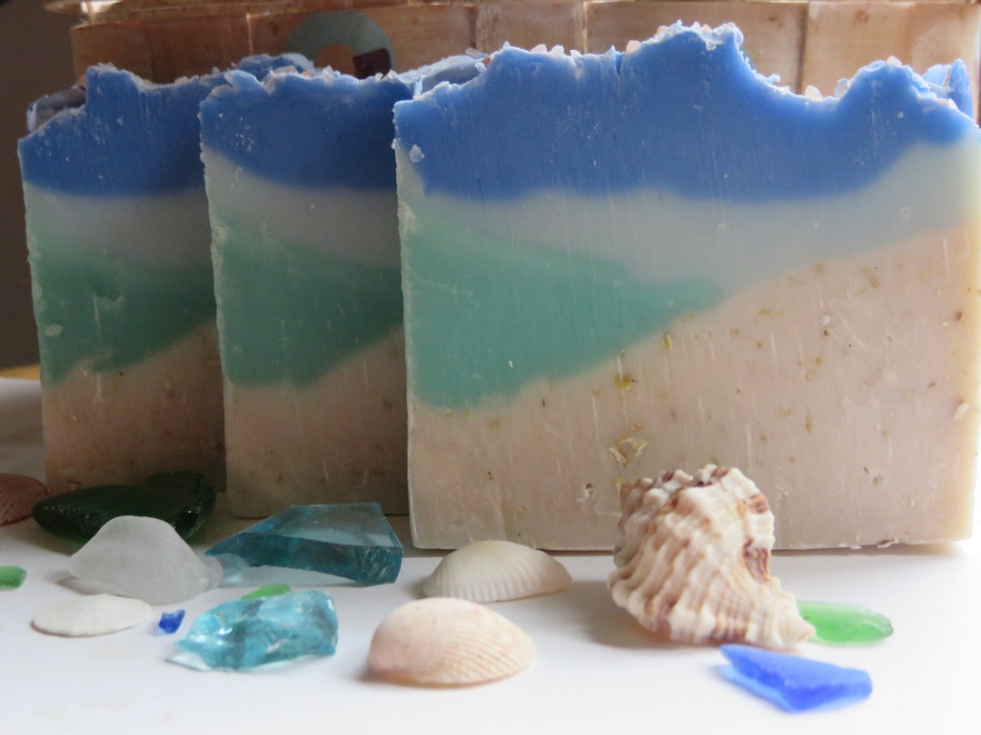 Sea Glass Soap All Natural Soap Handmade Soap Bath Soap - Etsy