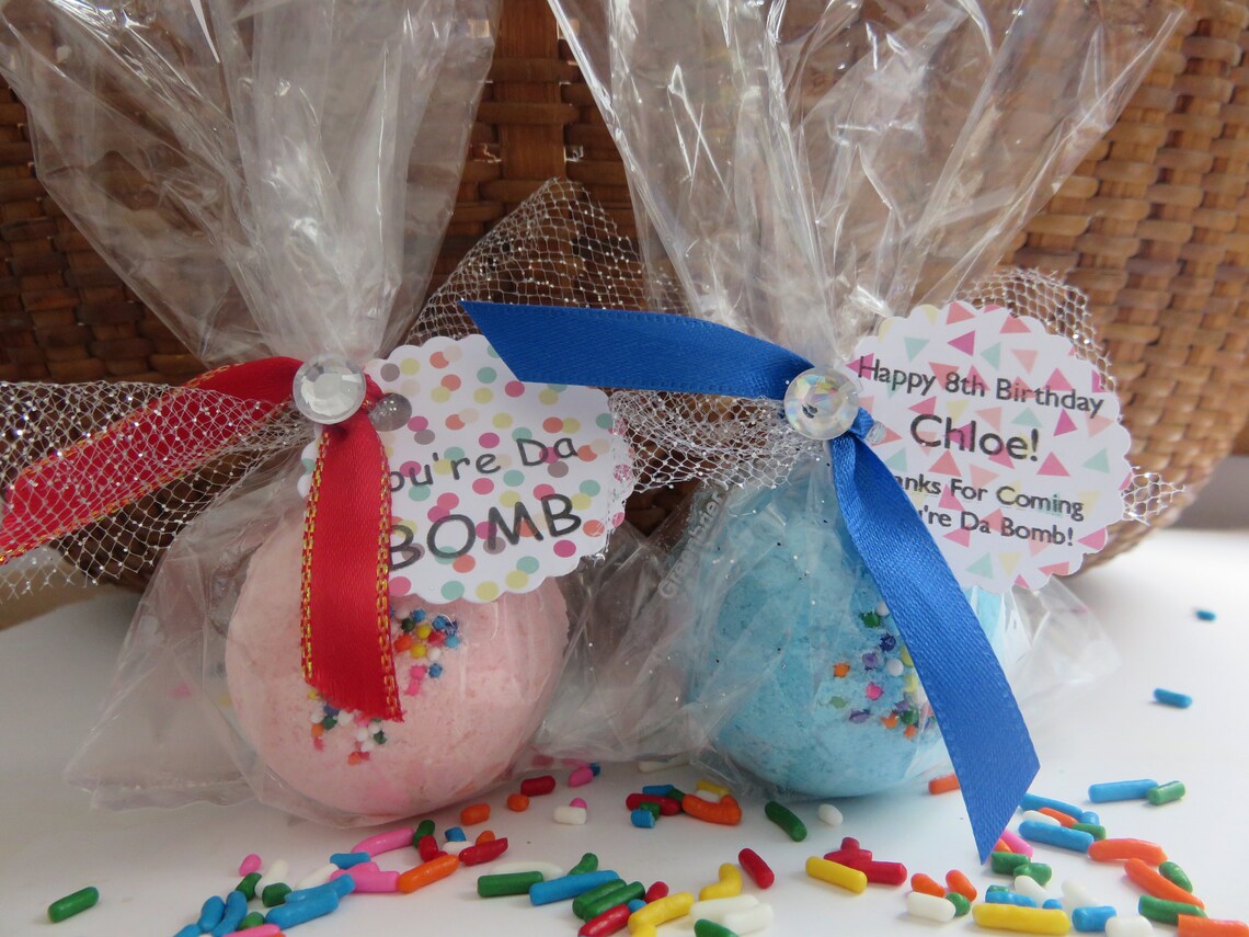 Birthday Party Favors Bath Bomb Favors Kids Party Favors | Etsy