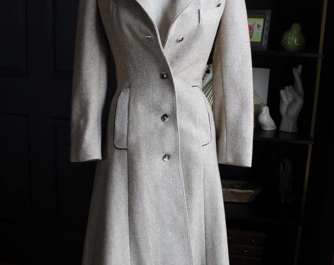 Lovely J Jill Jr Classic Wool and Velvet Trim Coat Junior/tween Wool ...
