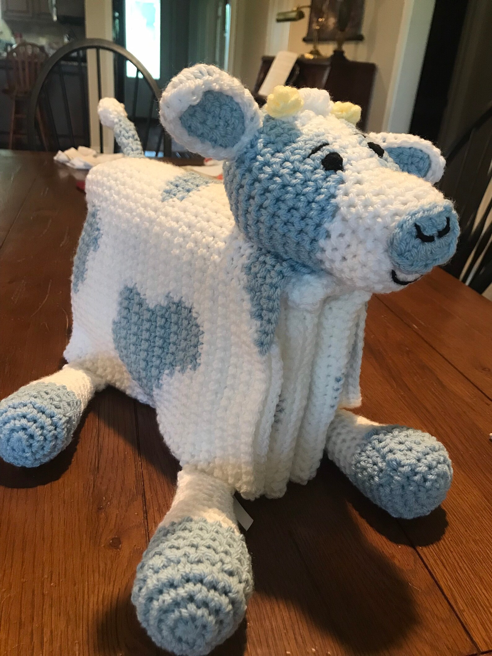 Cuddly Cow Animal Blanket/toy/pillow - Etsy