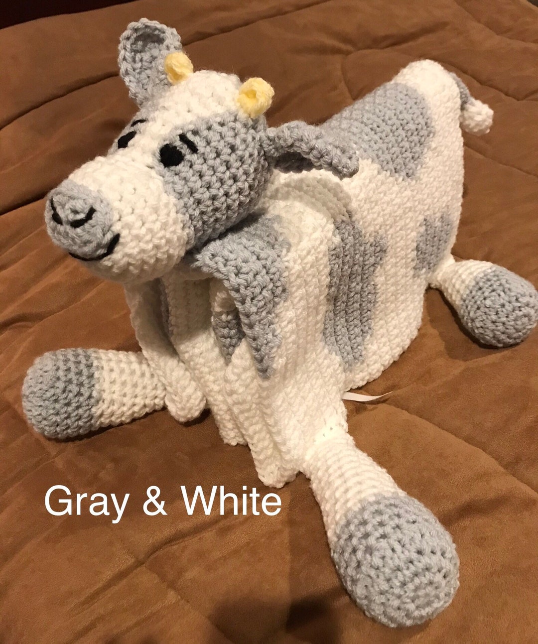 Cuddly Cow — Animal Blanket/toy/pillow - Etsy