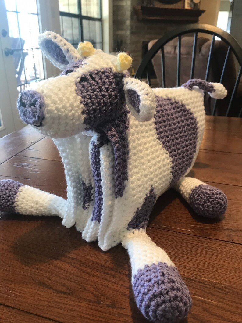 Cuddly Cow Animal Blanket/toy/pillow - Etsy
