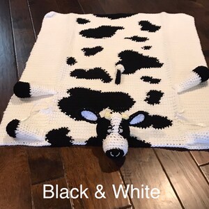 Cuddly Cow — Animal Blanket/toy/pillow - Etsy