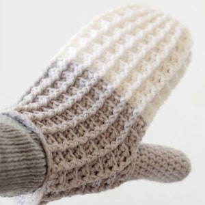 Crochet Pattern - Watson Waffle Crochet Mittens by Lakeside Loops ...