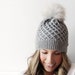 Crochet Pattern - Remington Diamond Cable Hat / Toque / Beanie by ...